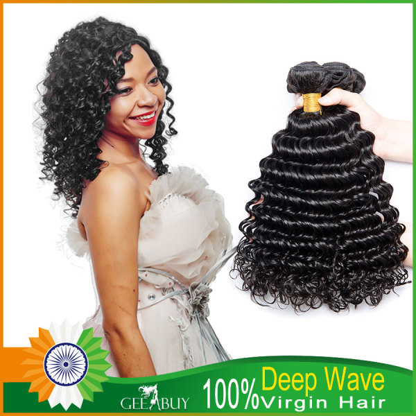 R 63.50 - 12A 100% Virgin Indian Deep Wave Hair 300g - www.geebuy.com