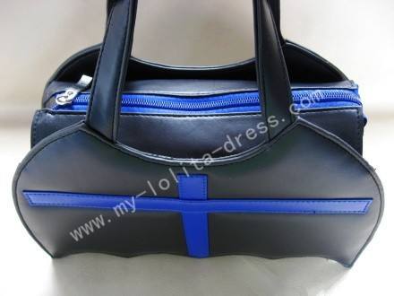 Bat Shape Black Lolita HandBag with Cross $39.99-Girls Shoulder Bags
