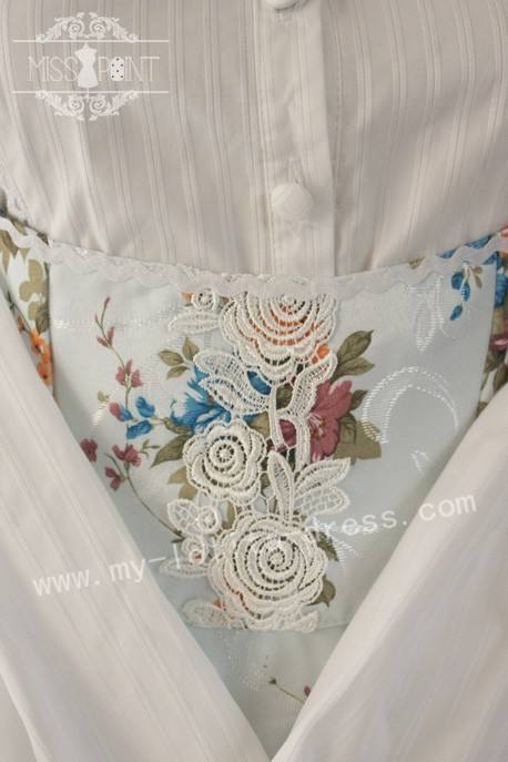 Miss Point ***Vintage Classical Style Floral Printed*** Corset JSK