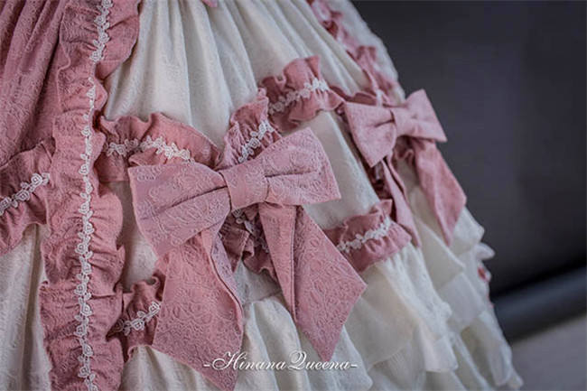 Rococo~ Elegant Bows Lolita OP Dress -Custom-tailor Available