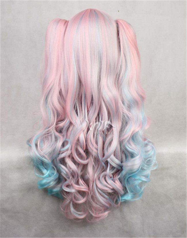 Pink And Blue Cotton Candy Hair