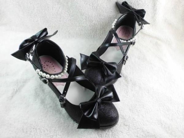 Antaina Tea Party Glitter Lolita Shoes