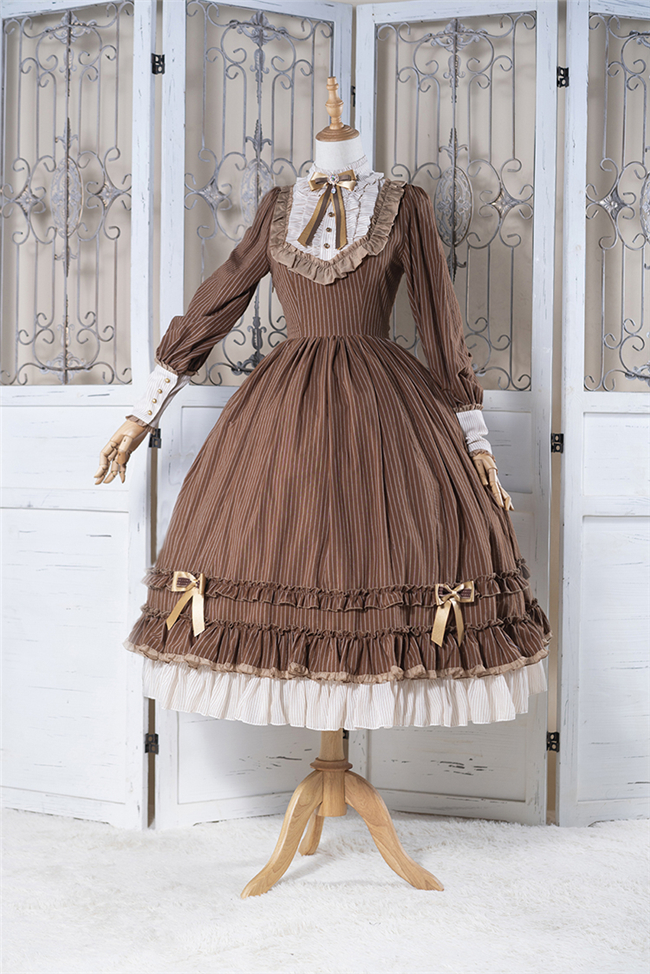 Fantastic Wind ~Humanoid House~ Stripe Lolita OP