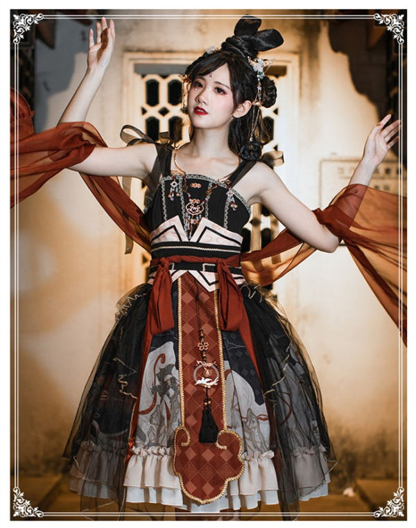 Ying Luo Fu~Monster Fight~ Qi Lolita JSK