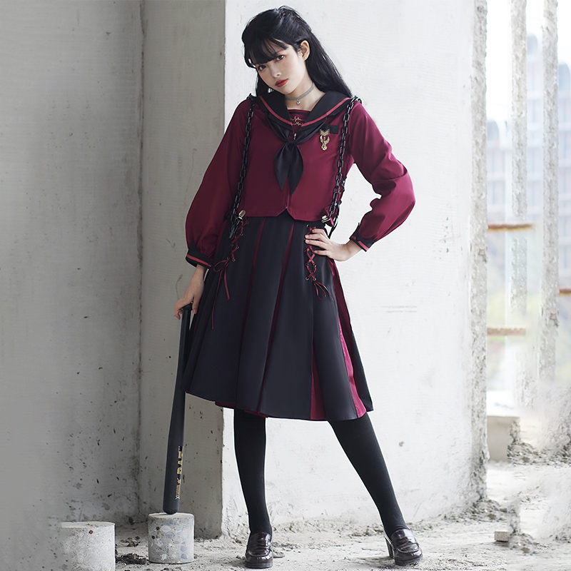 Find a Peach Japanese College Wind Uniform