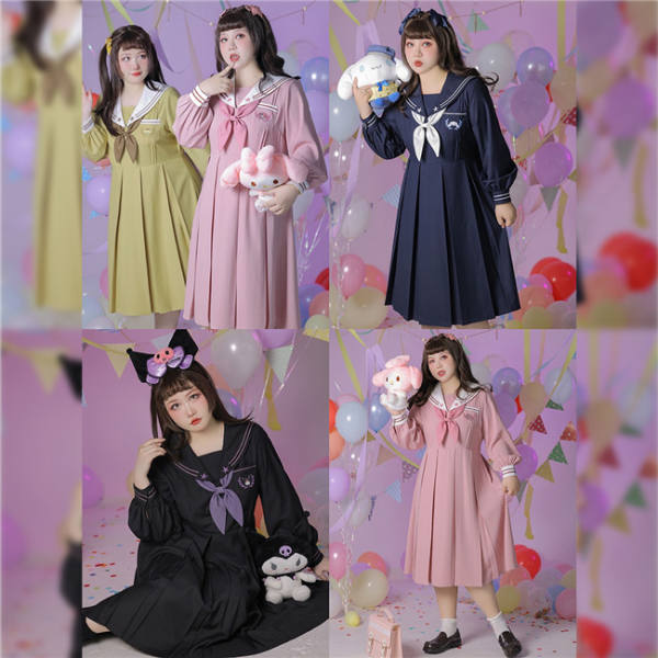 Sanrio Collaboration Embroidery Uniform OP