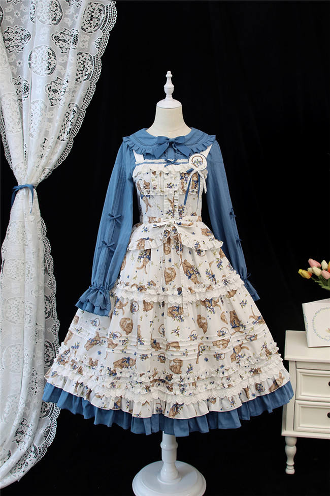 Alice Girl ~Blueberry Bunny Lolita JSK ,Sweet Lolita Jumpers - Gothic ...