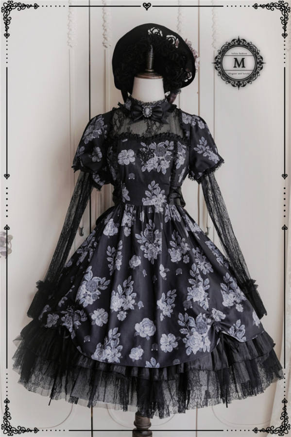 Moon River ~Mystery Garden Lolita OP,One Piece Lolita Dress - My Lolita Dress
