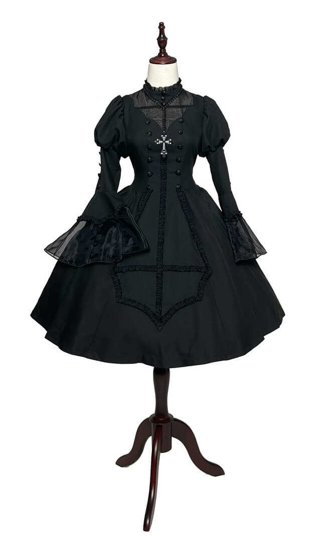 LeMiroir Moonlit Prayer Gothic Lolita Dress- My Lolita Dress