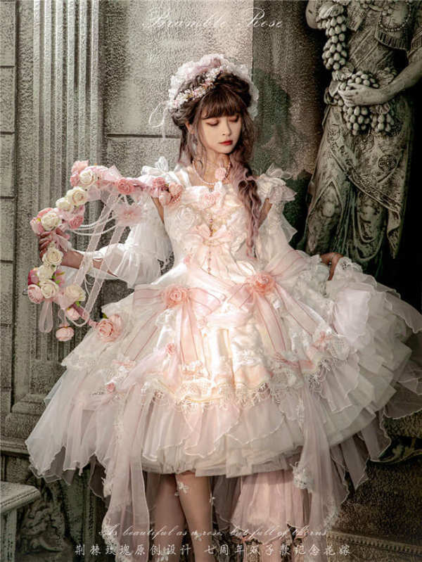 Bramble Rose Pink Lolita Dress-My Lolita Dress