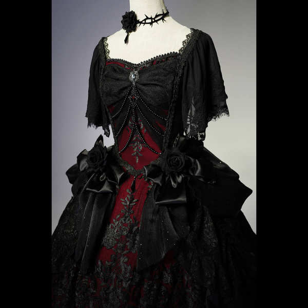 LingXi Lolita Nightmare Lilith Gothic Lolita Dress- My Lolita Dress