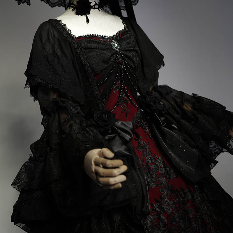 LingXi Lolita Nightmare Lilith Gothic Lolita Dress- My Lolita Dress