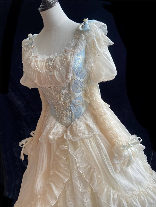 Crown Wedding Dress Lolita One Piece Dress