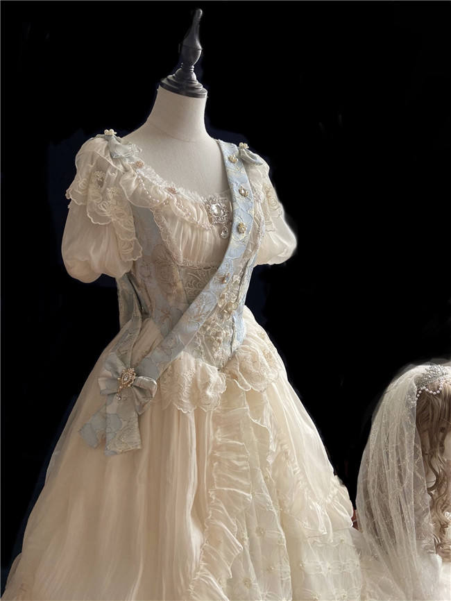 Crown Wedding Dress Lolita One Piece Dress