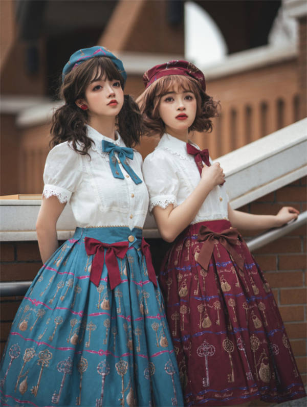 Miss Point Antique Key Classic Lolita Blouse- My Lolita Dress