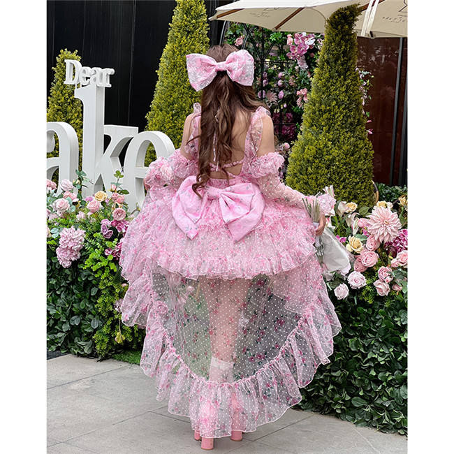 Diamond Honey Rose Dreams Pink Lolita Dress-My Lolita Dress