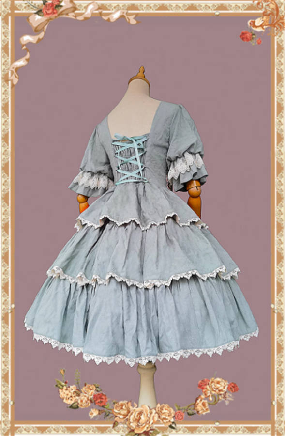 Infanta Tulip Classic Lolita Dress- Dresses and JSKs
