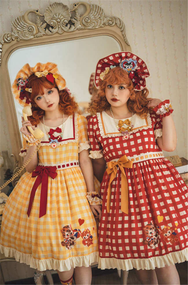 Miss Point Sweet Kitty Lolita One Piece - My Lolita Dress