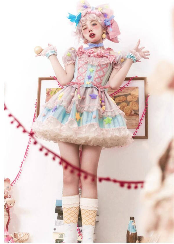 Magic Girl Super Sweet Lolita Dress and Accessories -My Lolita Dress