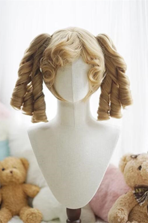 Bobo Short Wigs and Curly Wigs Ponytail -My Lolita Dress