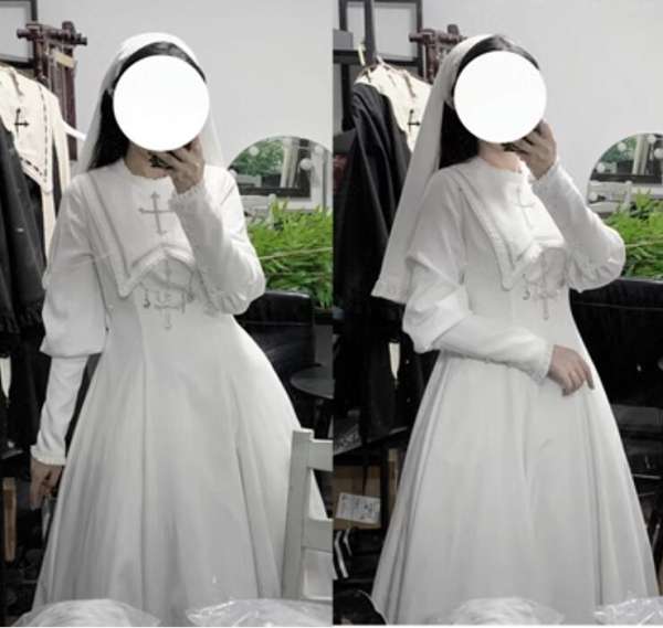 LeMiroir Moonlit Prayer Gothic Lolita Dress- My Lolita Dress