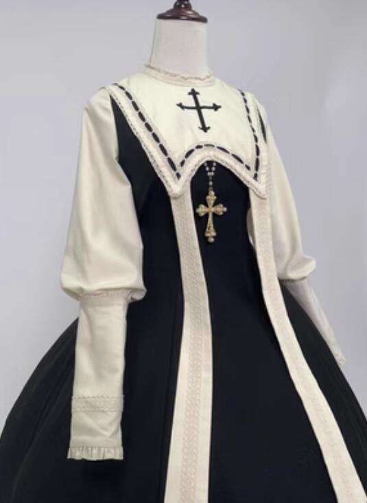 LeMiroir Moonlit Prayer Gothic Lolita Dress- My Lolita Dress