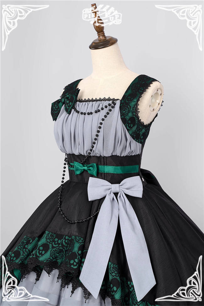 Pink Up and Black Rock Shooter Cooperated Lolita Coat, JSK, Underskirt ...