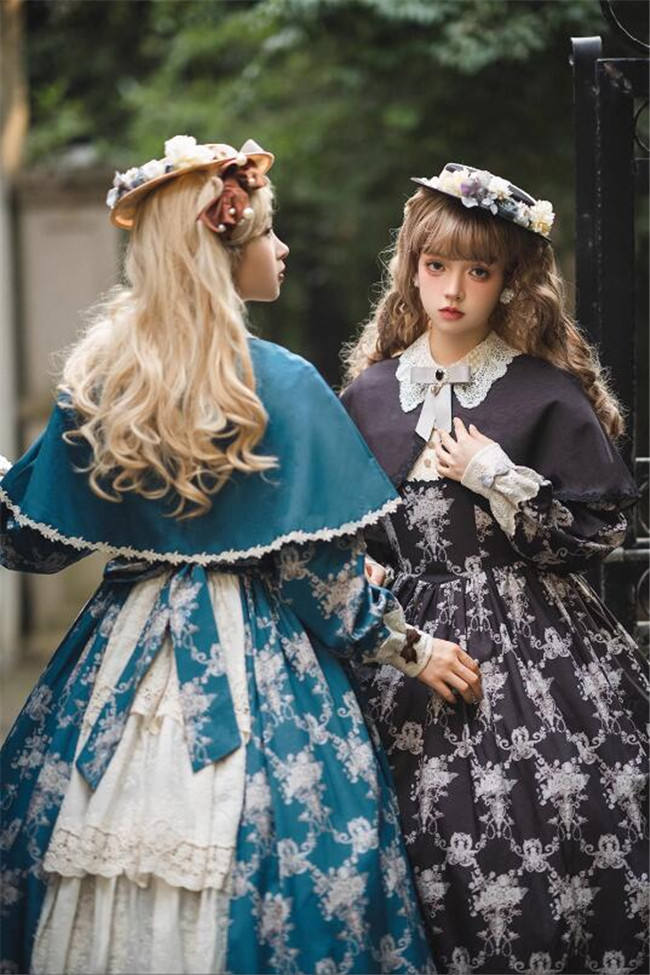 Miss Point Antique Wall Classic Lolita Dress One Piece - My Lolita Dress