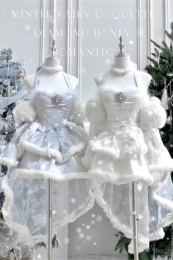 Diamond Honey winter Fairy Coquette Dress -My Lolita Dress