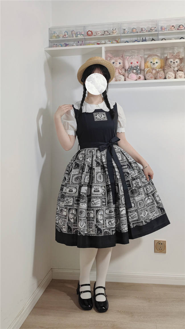 Miss Point Antique Label Daily Wear Lolita Jumper dress- My Lolita Dress