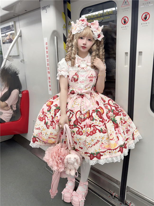 Nnstar Lenberry Bunny Sweet Lolita Dress and Headdress -My Lolita Dress