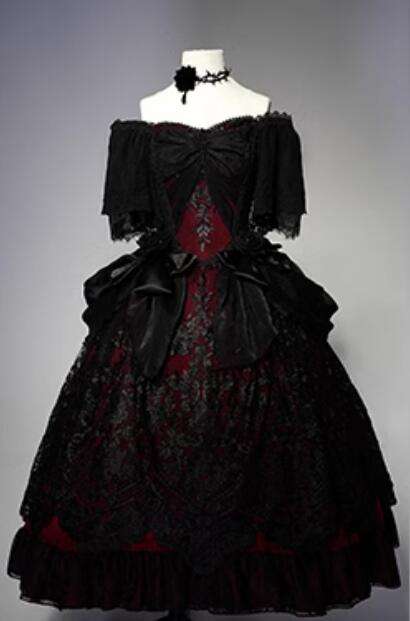 LingXi Lolita Nightmare Lilith Gothic Lolita Dress- My Lolita Dress