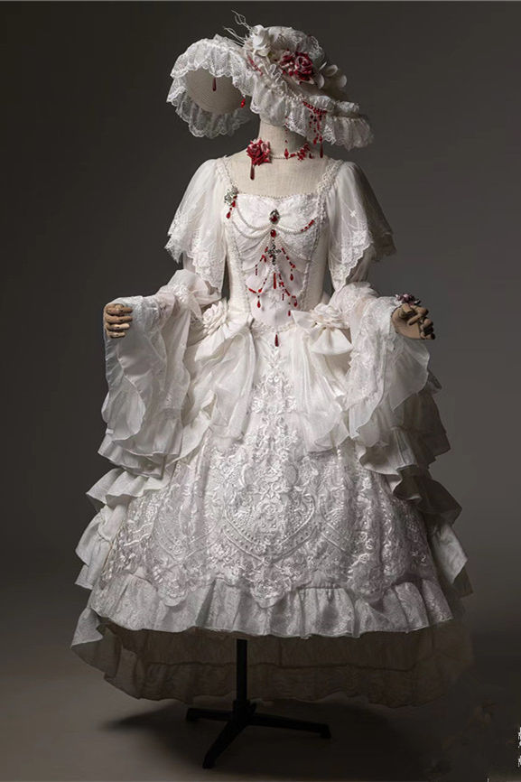 LingXi Lolita Nightmare Lilith Gothic Lolita Dress- My Lolita Dress