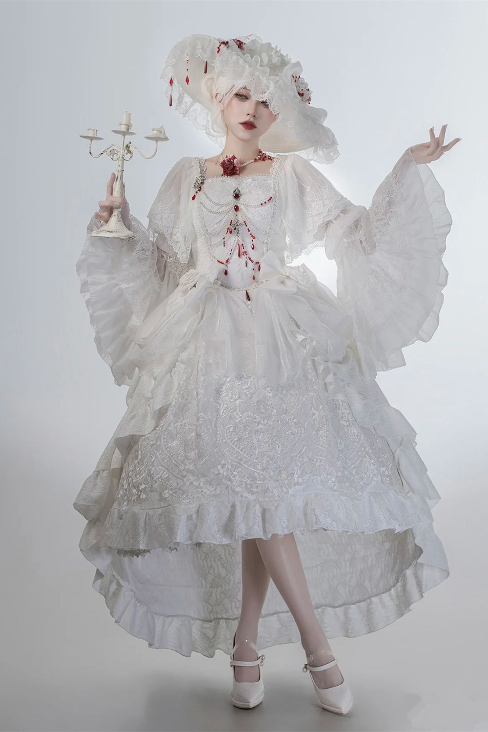 LingXi Lolita Nightmare Lilith Gothic Lolita Dress- My Lolita Dress