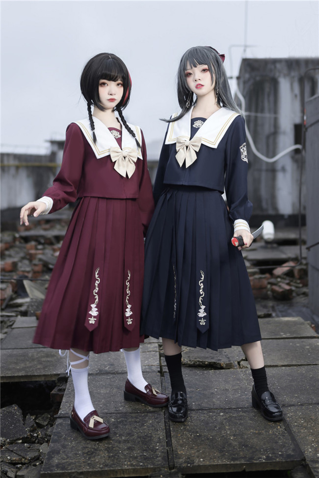 Sailor Collar Winter College Uniform - My Lolita Dress
