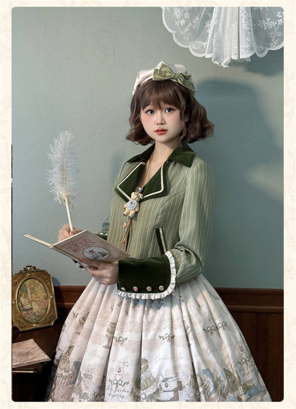 Alice Girl Iris Garden in Spring Short Coat- My Lolita Dress