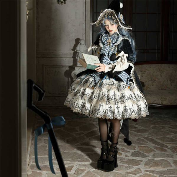 Bramble Rose Astrology Witch Gothic Lolita Full Set -My Lolita Dress