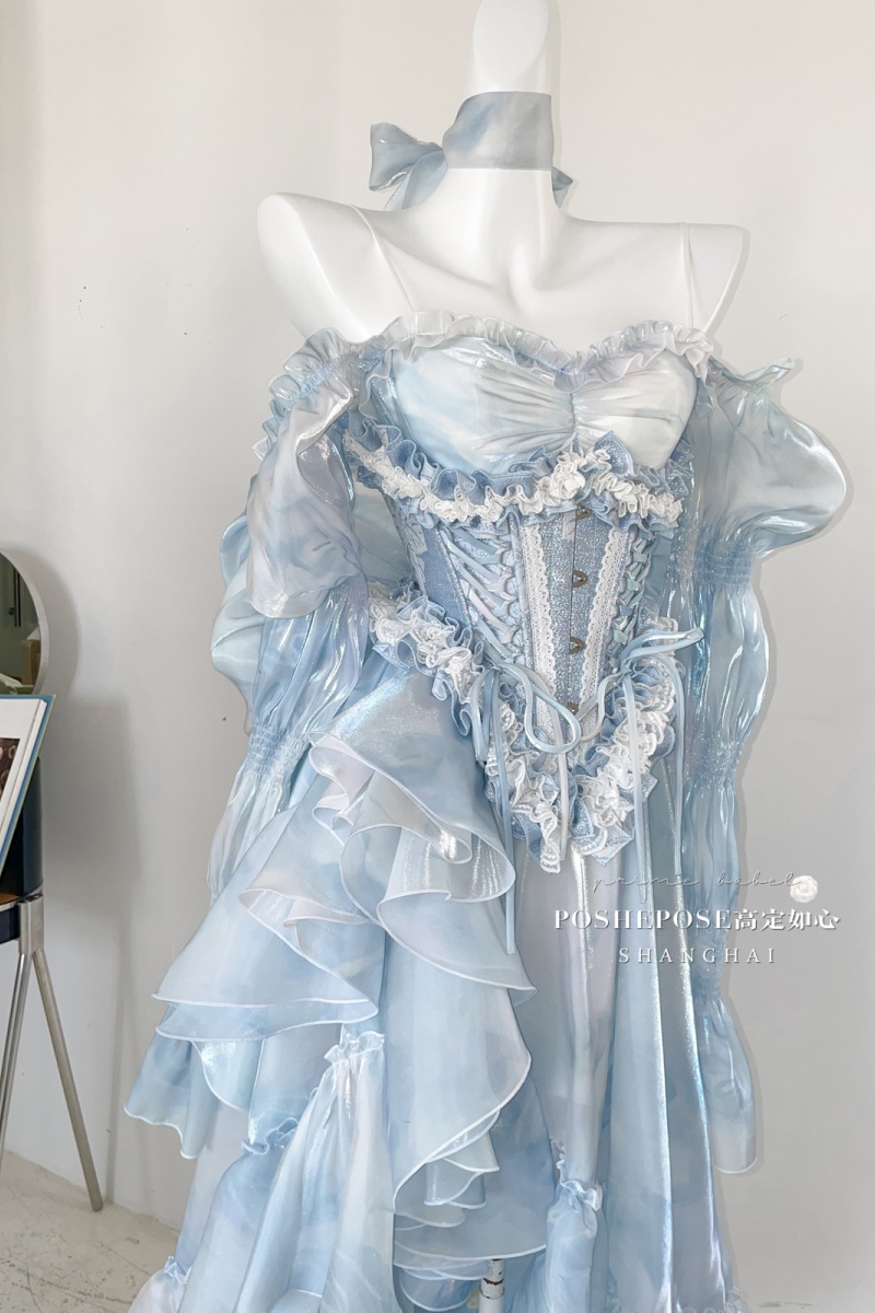 Poshepose Light and Spirit Blue Princess Formal Dress