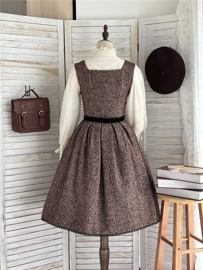 Miss Point Earl Grey Tea 2.0 Retro Corset Lolita JSK Dress