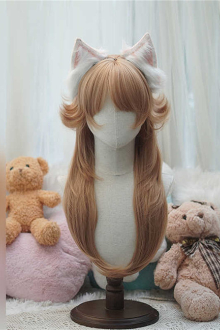 Yuchashui Octopus Rolls Lolita Long Straight Wig 70cm