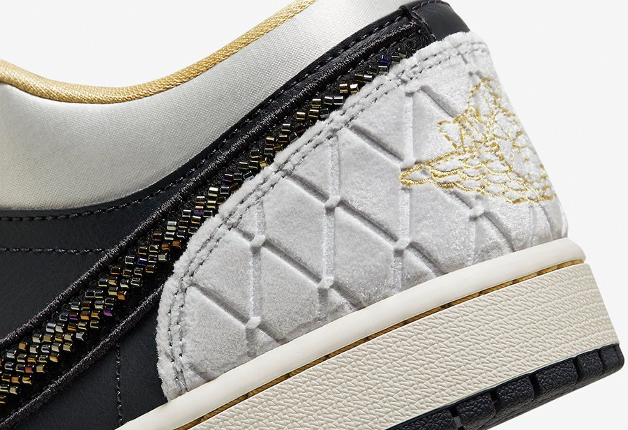 The silk AJ1 Low is exposed for the first time, and the details are ...