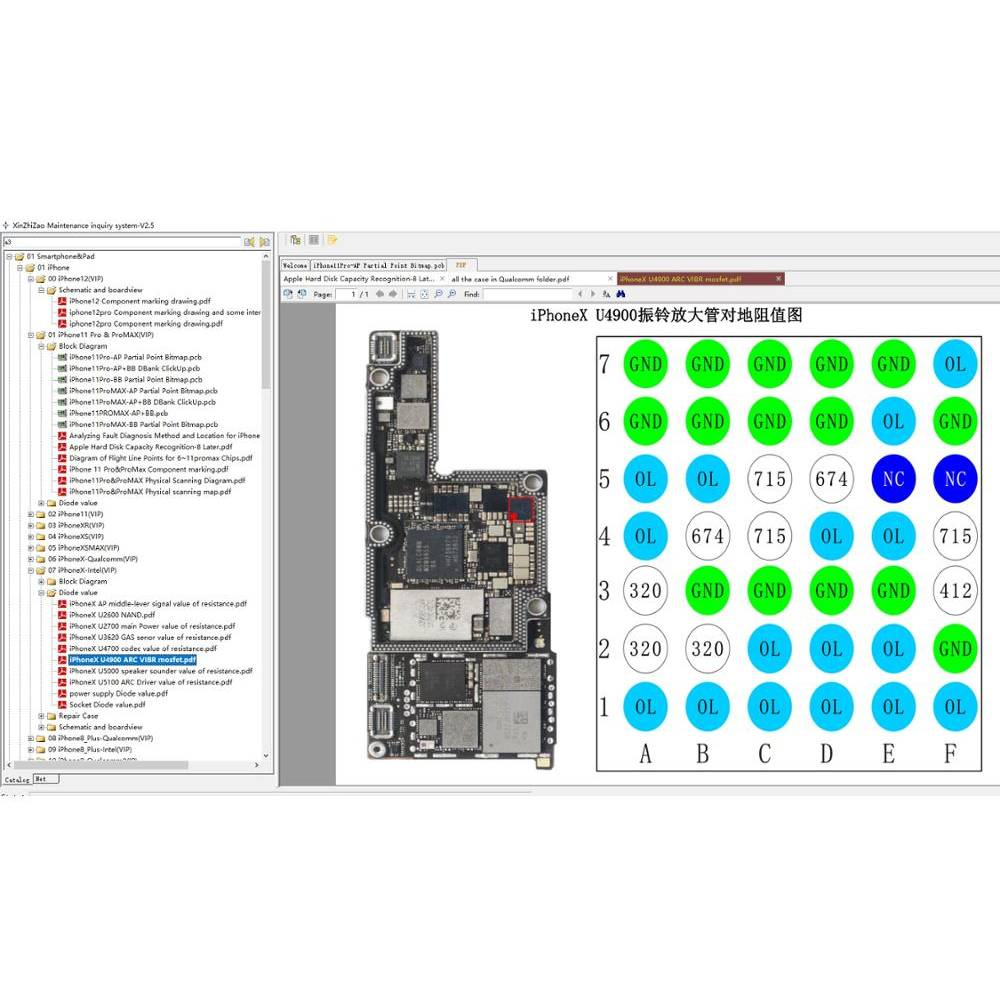 XZZ XZM Tool Dongle Online For Mobile Schematic Diagrams Bitmap Repair ...