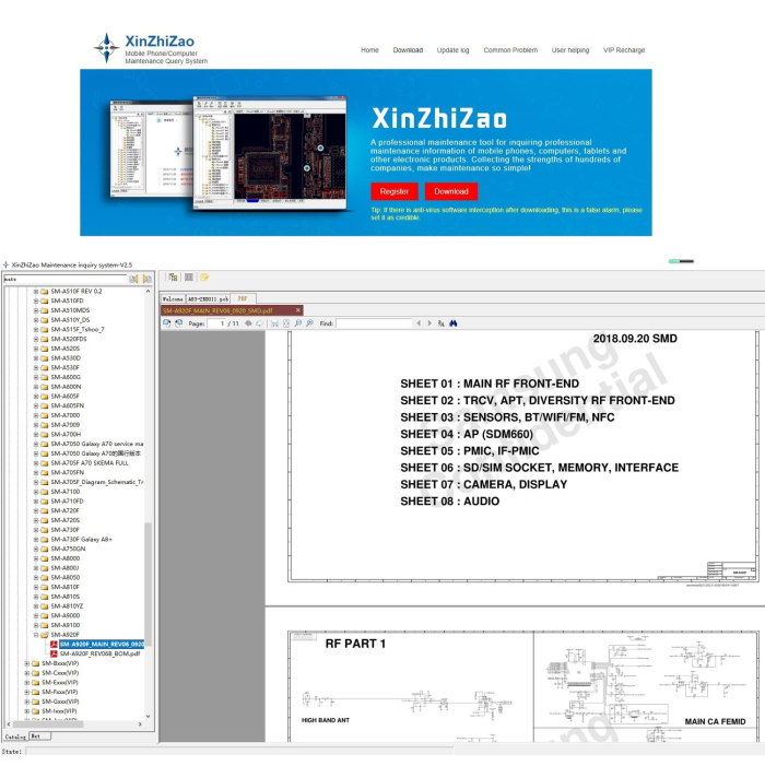 XZZ XZM Tool Dongle Online For Mobile Schematic Diagrams Bitmap Repair ...