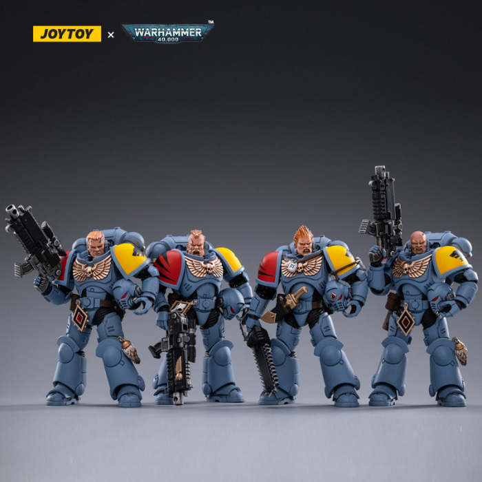 JOYTOY JT2054 Warhammer 40k 1: 18 Warhammer Space Wolves Battle Pack ...