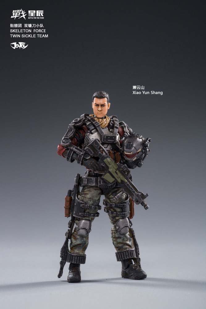 JOYTOY JT0173+0265 1:18 Skeleton Forces Double Sickle SQUAD