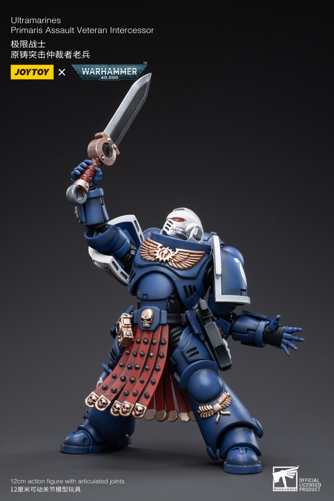 JOYTOY JT3280 Warhammer 40k 1: 18 Ultramarines Primaris Assault Veteran ...