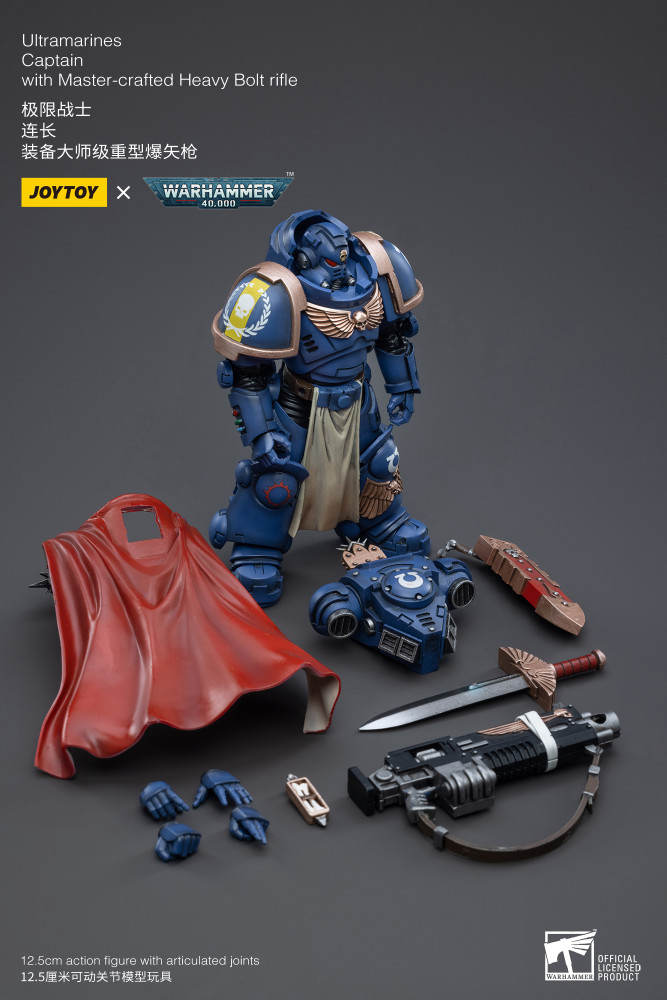 JOYTOY JT3556 Warhammer 40k 1: 18 Ultramarines Captain With Master ...