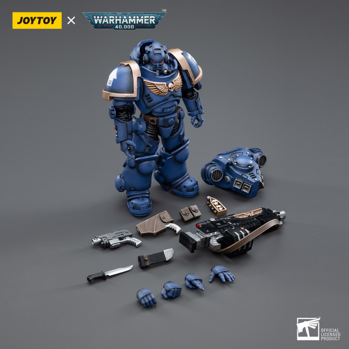 JOYTOY Warhammer 40k 1: 18 Ultramarines Heavy Intercessor