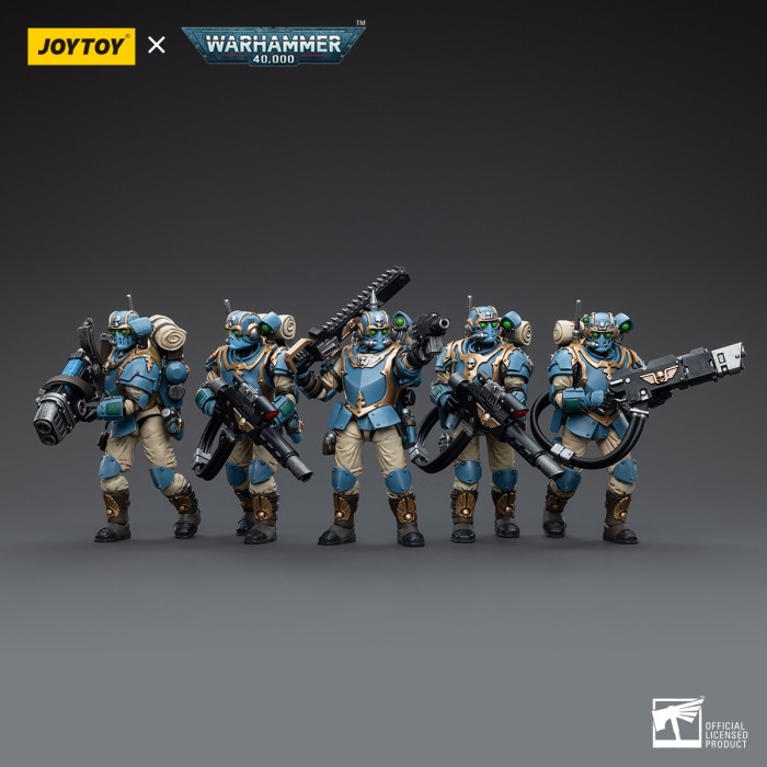 JOYTOY Warhammer 40k 1: 18 Astra Militarum Tempestus Scions Squad 55th ...