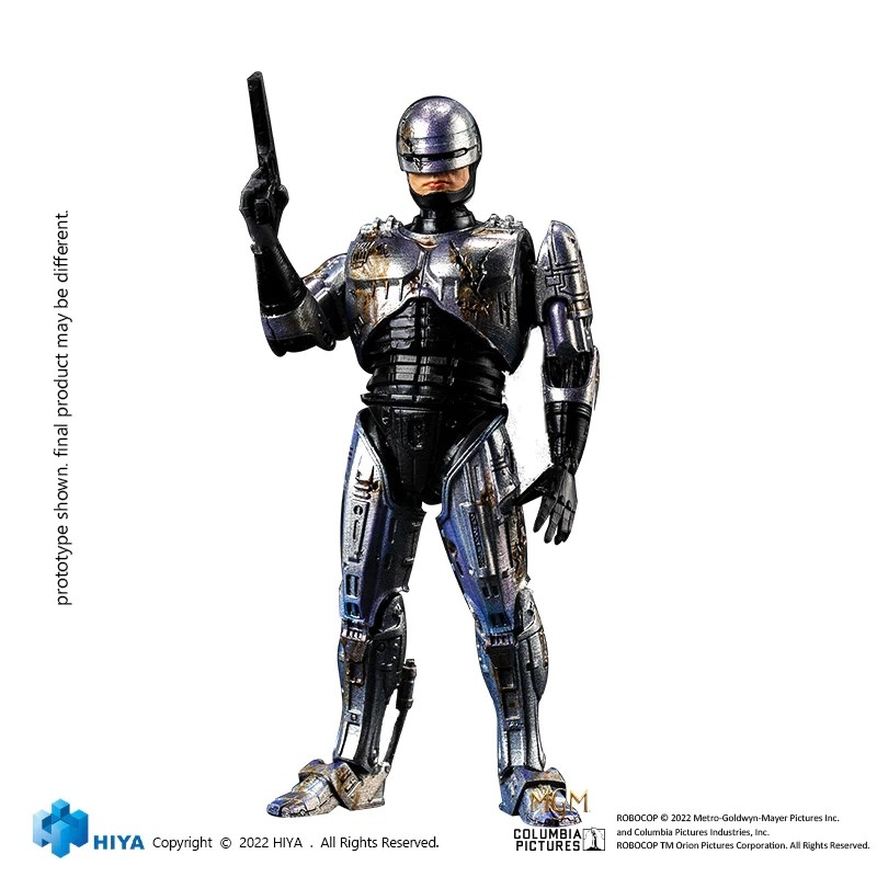 HIYA LR0075 Exquisite Mini Series 1/18 Scale 4 Inch ROBOCOP 1 Robocop